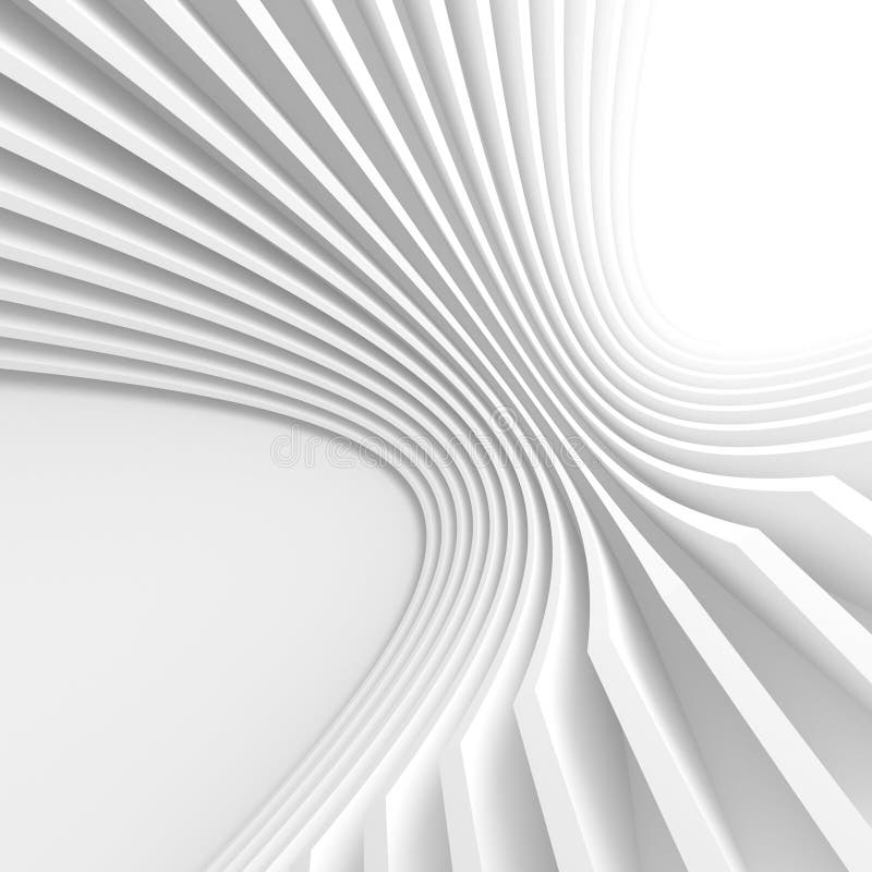 Circular Building Background. White Business Card Concept Stock ...