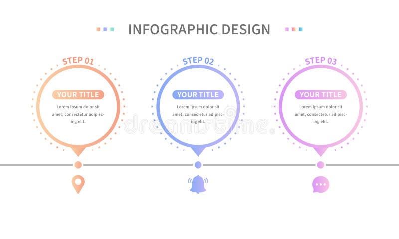 Step Map Template for Location Messages Stock Vector - Illustration of ...