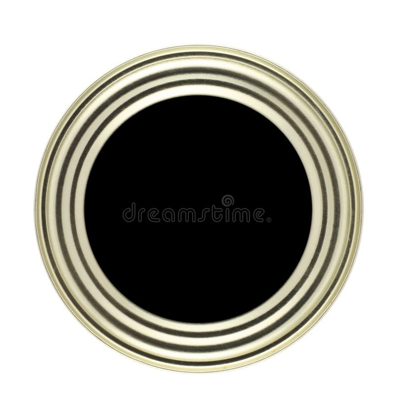 Circular Button with Metal Frame Stock Photo - Image of object, closeup ...