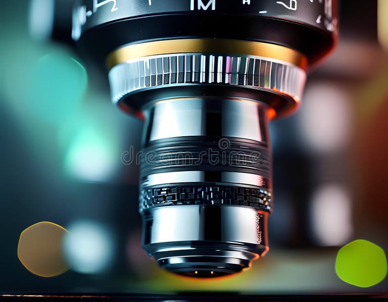 A Close Up of a Camera Lens Stock Illustration - Illustration of light ...