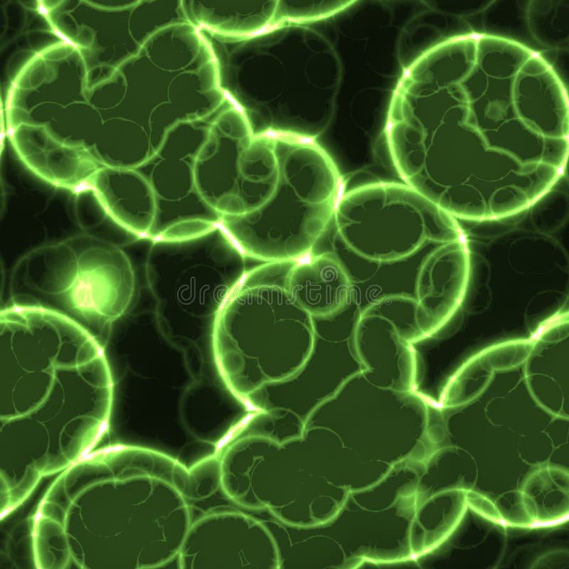 Circular Cell-like Seamless Texture -green Stock Illustration ...
