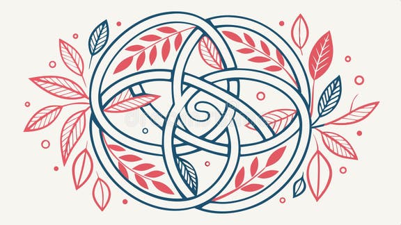 Circular Celtic Knot Pattern Design Graphic Vector Design Generative AI ...