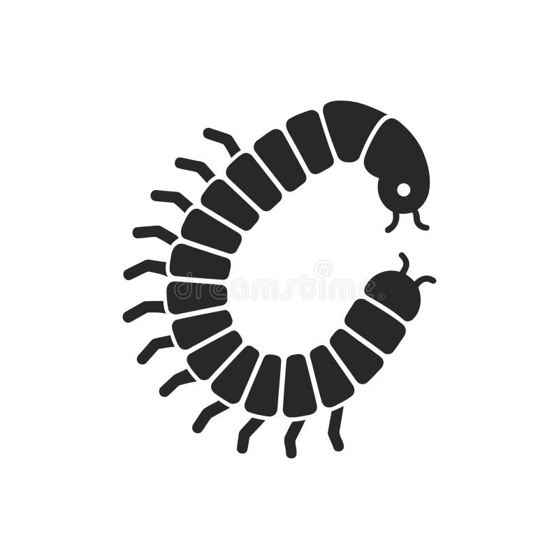 Circular Centipede Design Icon Stock Vector - Illustration of design, sign: 361759743