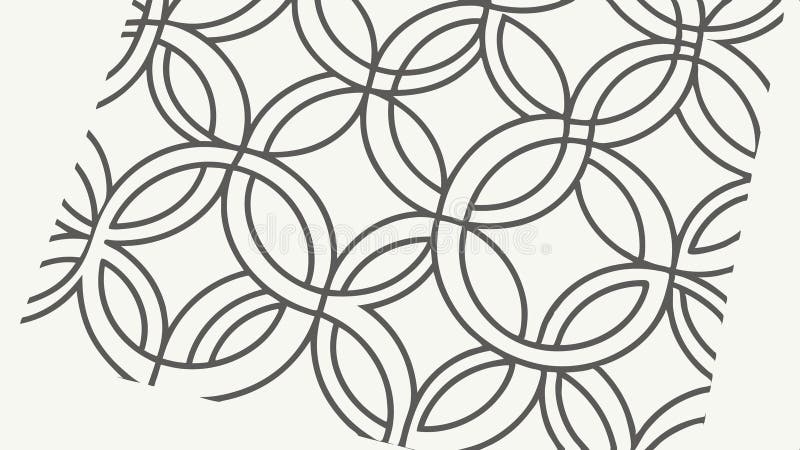 Circular Chain Pattern Geometric Background And Repeating Motif Design Vector Design Generative