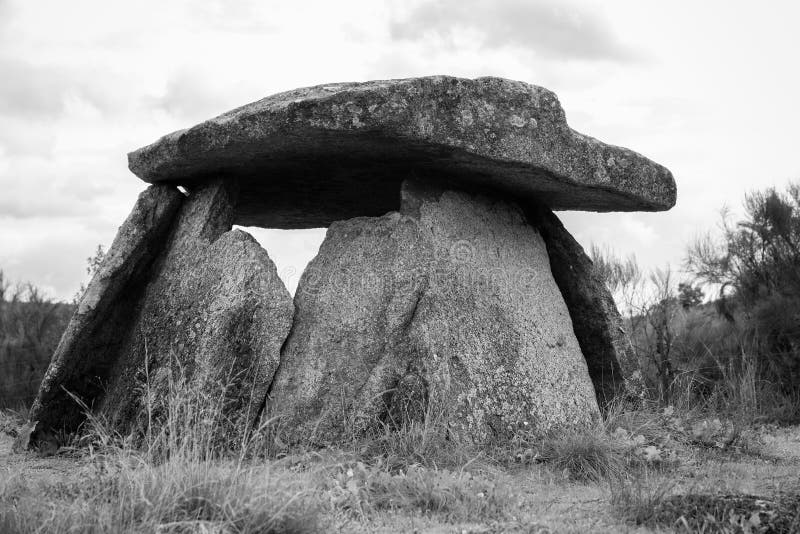 Circular Chamber with a Long Corridor in Spain Stock Image - Image of ...