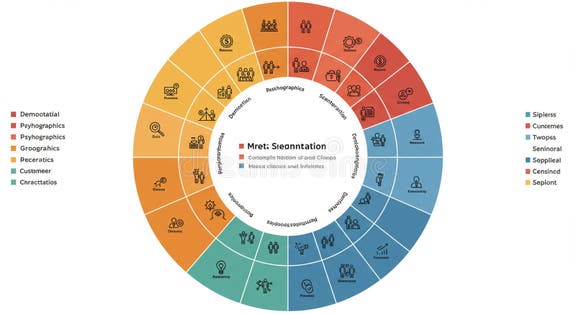 A Circular Chart Divided into Three Concentric Rings Illustrates ...