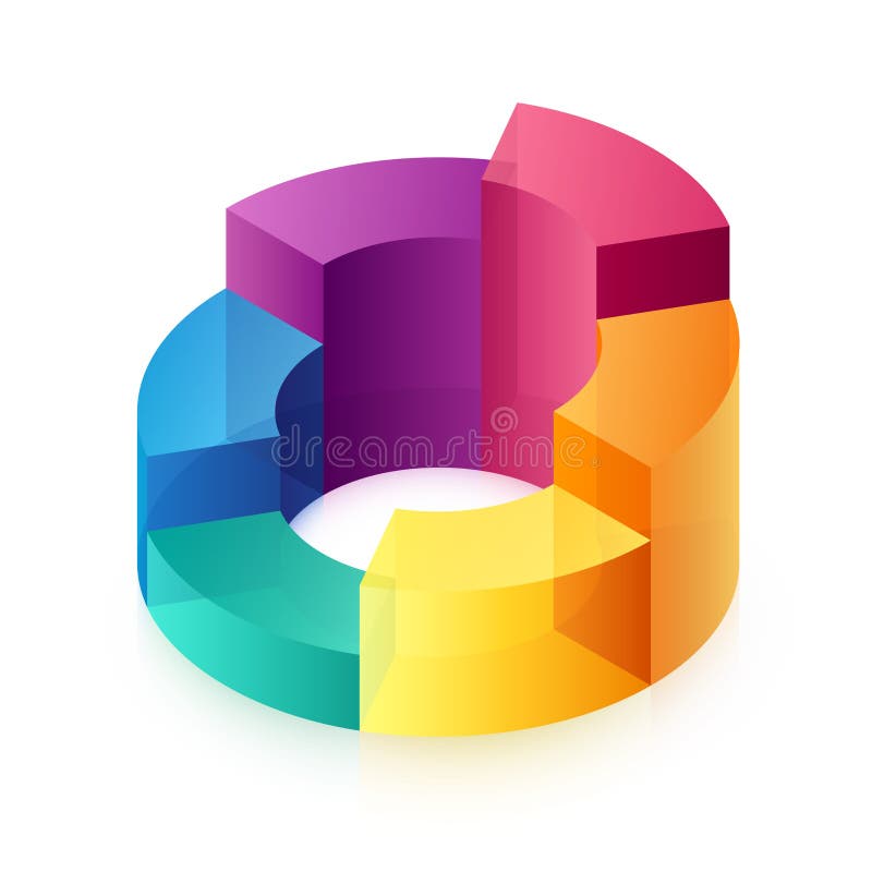 Circular chart icon stock illustration. Illustration of graphic - 113798549