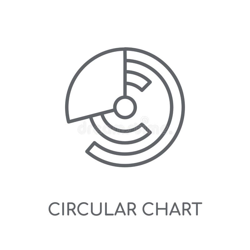 Circular Chart Linear Icon. Modern Outline Circular Chart Logo C Stock ...