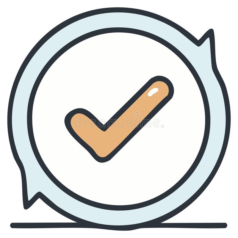 Circular Checkmark Stock Illustrations – 2,239 Circular Checkmark Stock ...