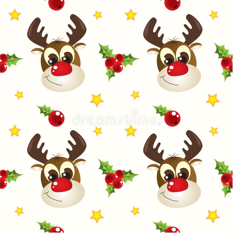 Christmas pattern seamless stock vector. Illustration of fabric - 27300828