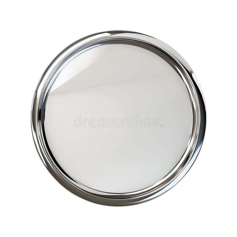 Circular Chrome Badge stock image. Illustration of graphic - 348125895