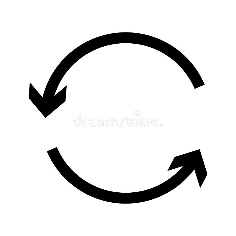 Circular, Circle Arrow Left. Radial Arrow Icon, Symbol ...