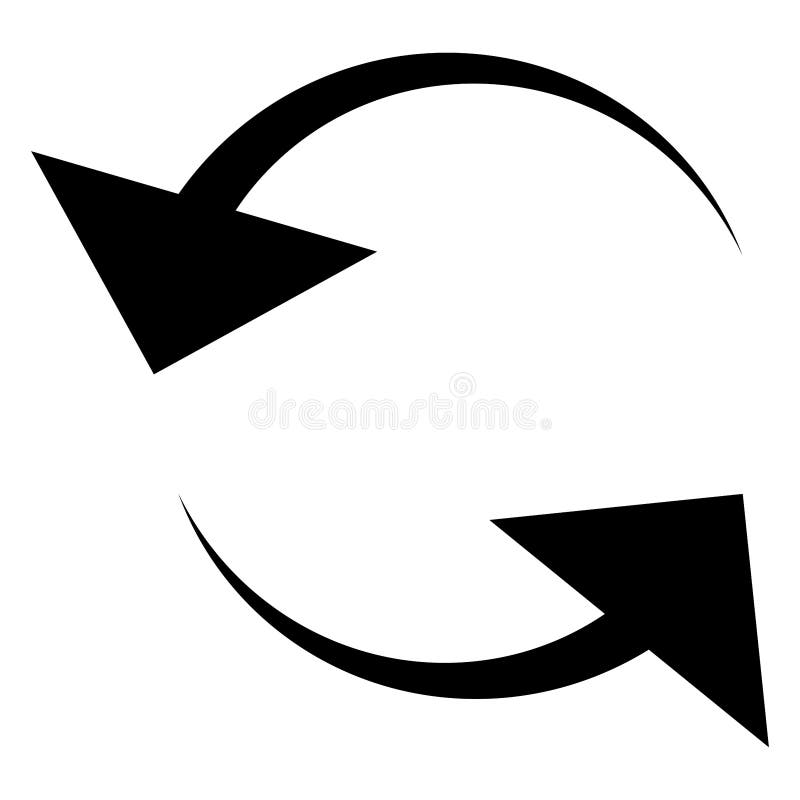Circular, Circle Arrow Left. Radial Arrow Icon, Symbol ...