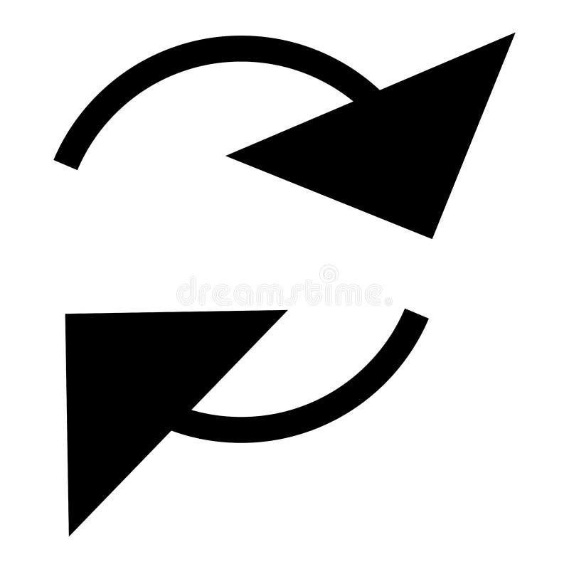 Circular, Circle Arrow Right. Radial Arrow Icon, Symbol. Clockwise ...