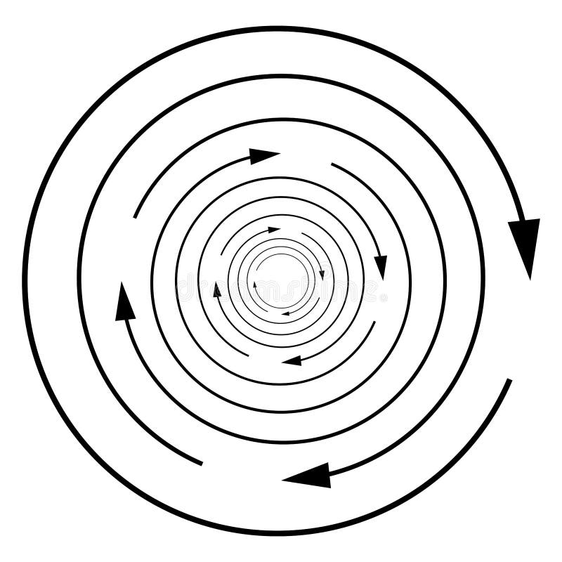 Circular, Circle Arrow Right. Radial Arrow Icon, Symbol. Clockwise ...