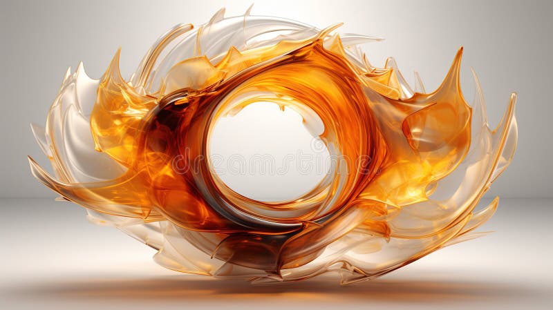 Circular Circle Frame Made with Acrylic Paint Splashes Isolated on ...