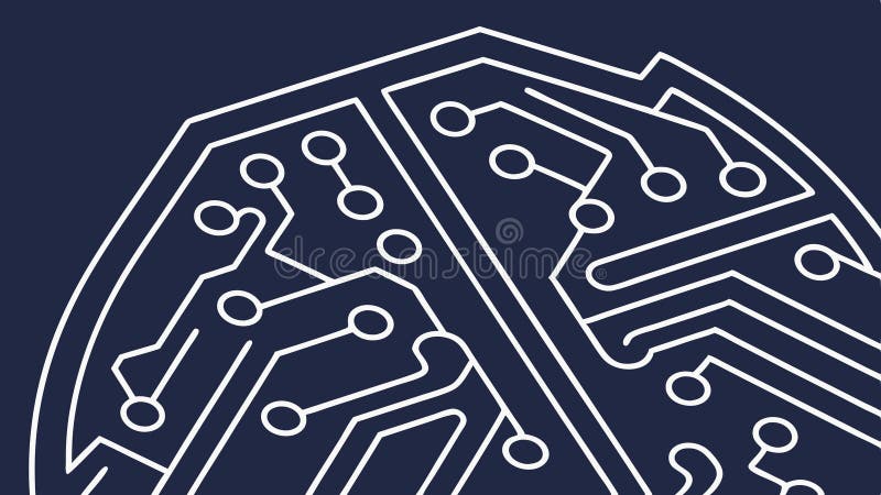 Circular Circuit Board Pattern, Abstract Technology Vector Graphic, Vector Design Generative AI ...