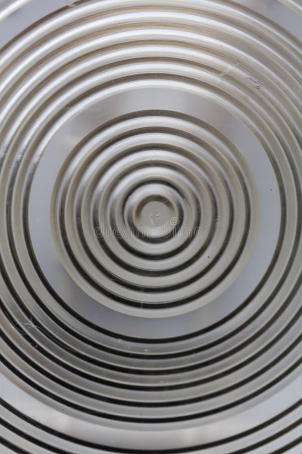 Circular Classy Aluminium Surface Stock Photo - Image of close ...
