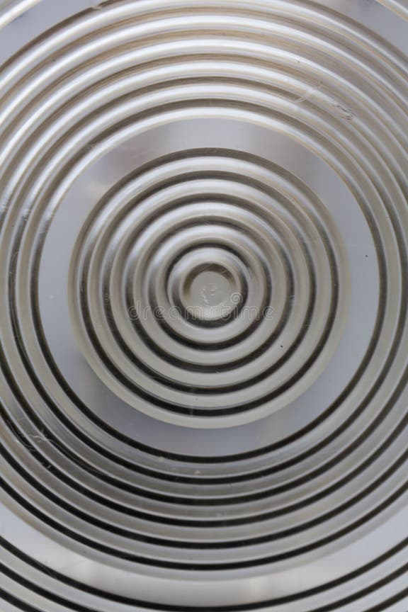 Circular Classy Aluminium Surface Stock Photo - Image of close ...