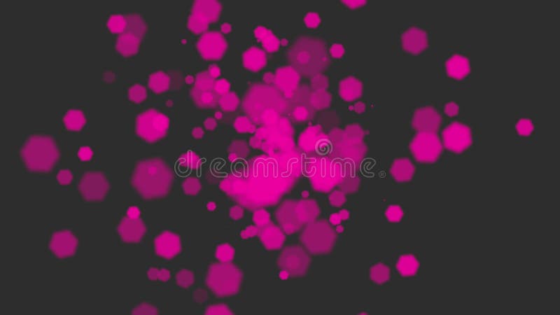 Circular Cluster of Pink Dots on Black Background Stock Video - Video ...