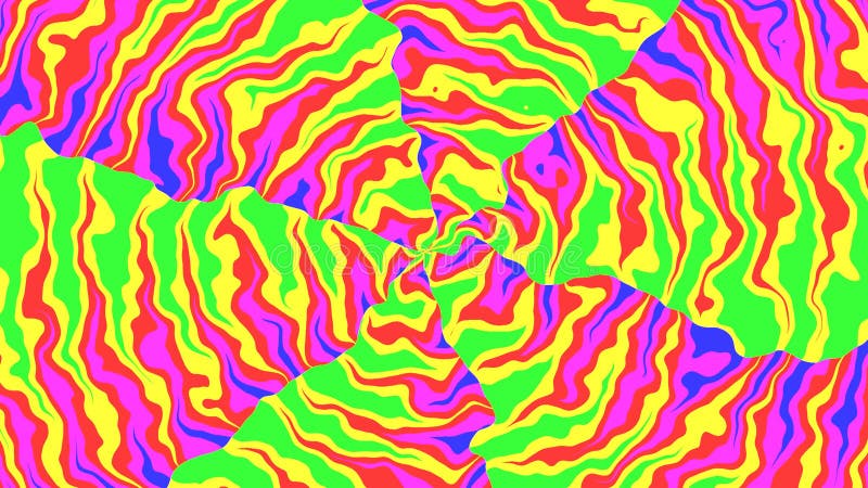 Circular Color Abstract 3D Render. Texture Curves. Stock Footage ...