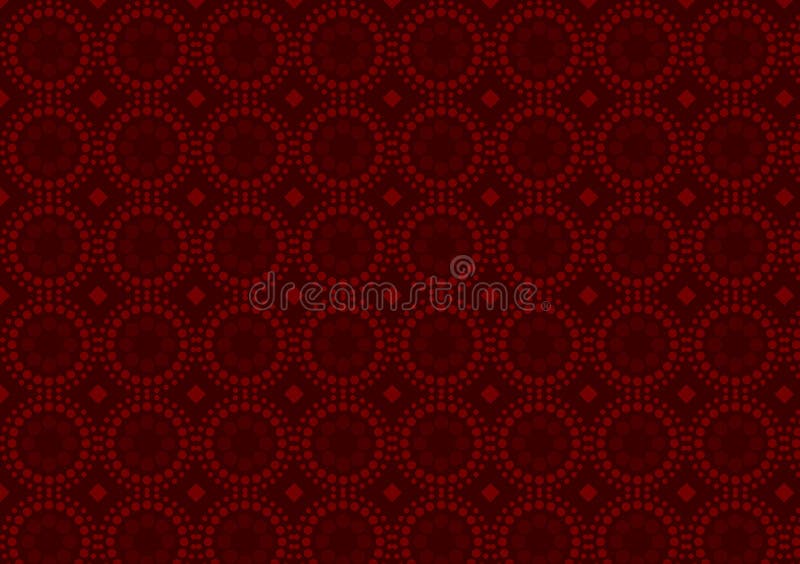 Circular Colored Pattern Design for Wallpaper Stock Illustration ...