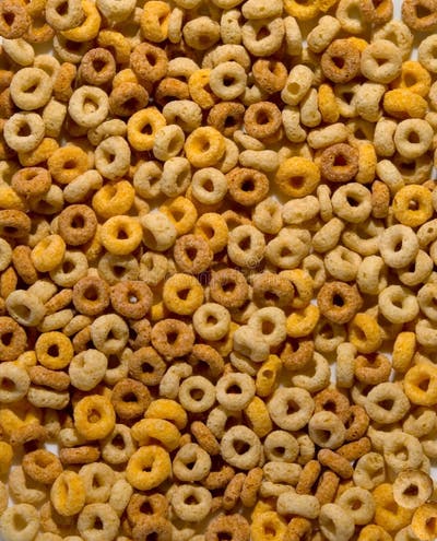 Circular Corn and Cereal Flakes Stock Photo - Image of corn, nutricion ...