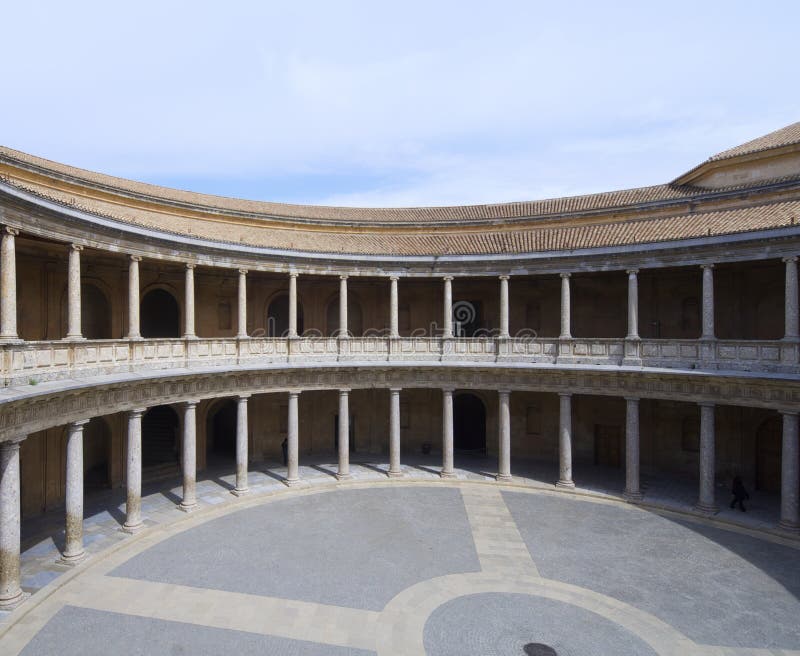 Circular courtyard stock image. Image of classic, andalusia - 23481561