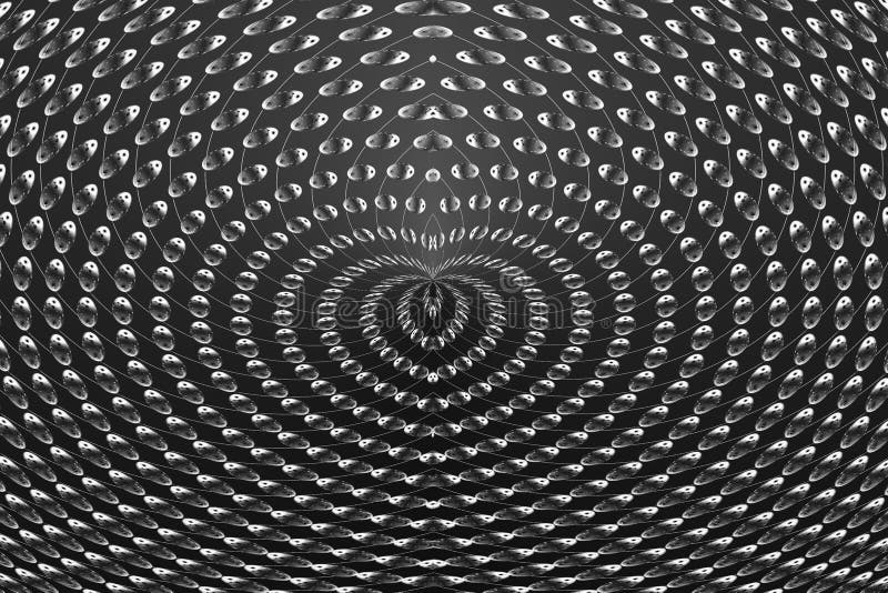 Circular Crystal Web stock illustration. Illustration of concept - 2606672