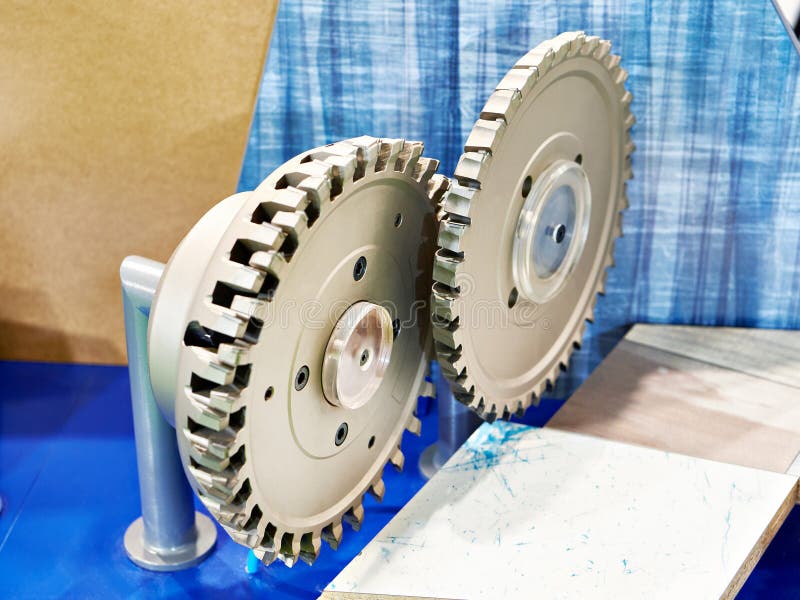 Circular Cutters for Wood Working Stock Image - Image of equipment ...