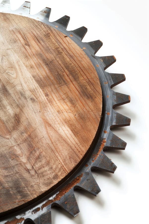 A Circular Cutting Board with a Sharp Saw Blade, Perfect for ...