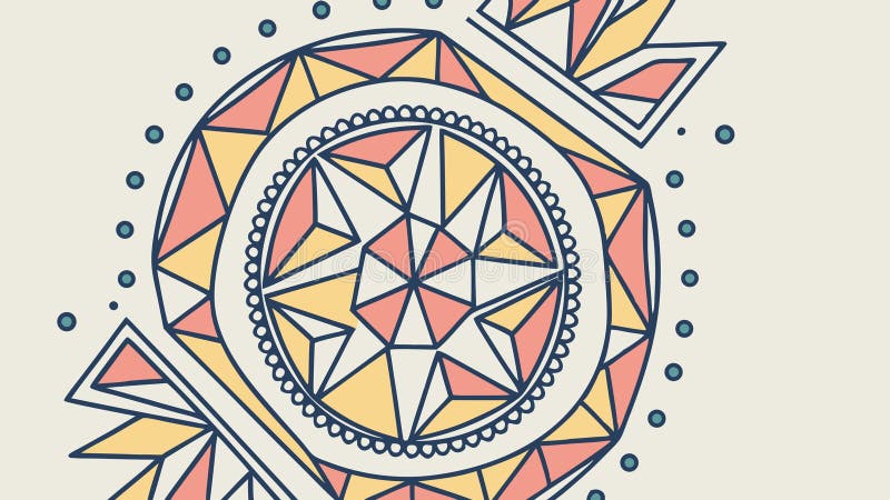 Circular Decorative Pattern, Ornamental Design, Vector Design ...