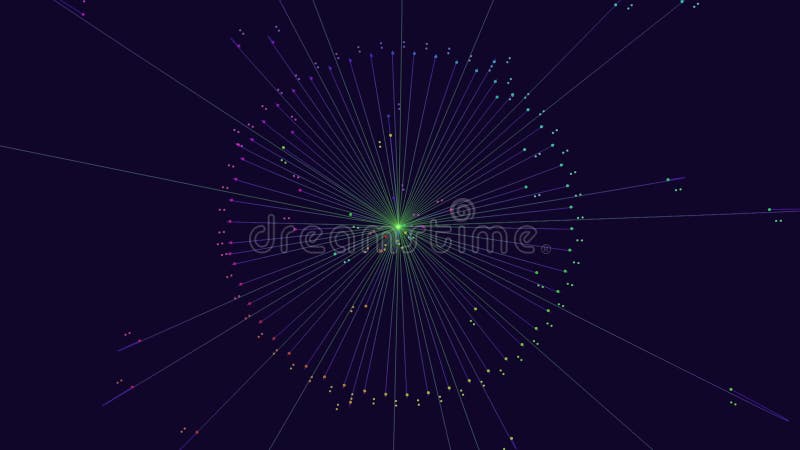 Symmetrical Circle with Interconnected Lines a Unified Pattern Stock ...