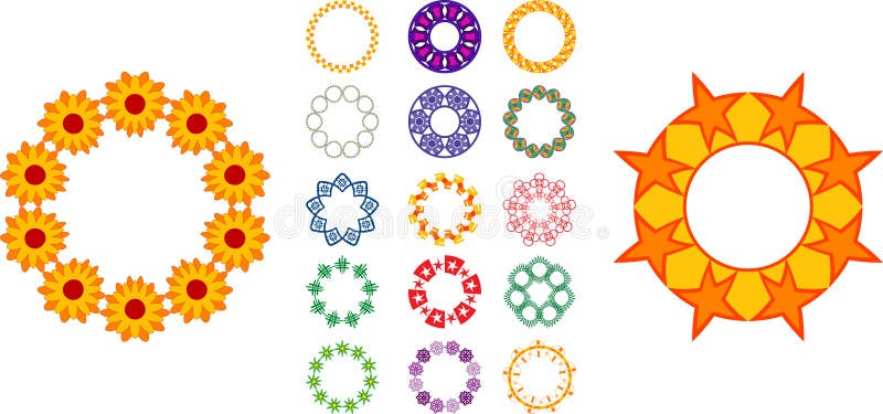 Circular designs stock vector. Illustration of symbols - 2497380