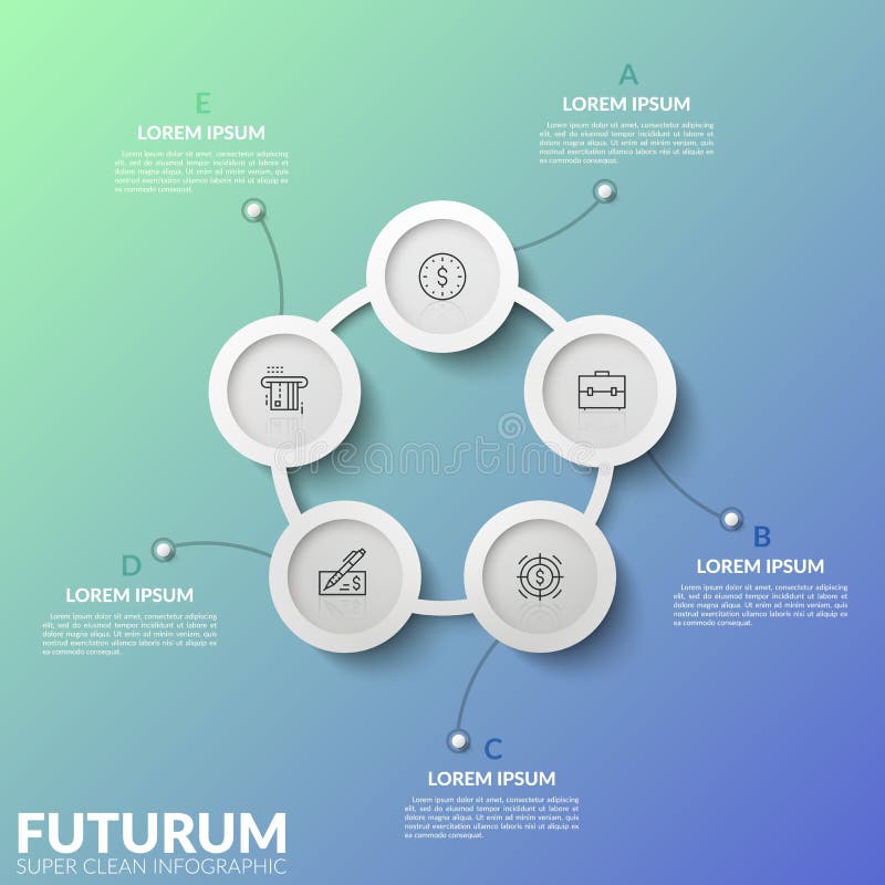 Modern Infographic Design Template Stock Vector - Illustration of ...