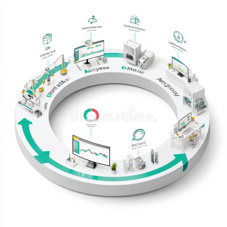 Understanding the Interconnection of Data, Analytics, and Business through a Circular Diagram ...