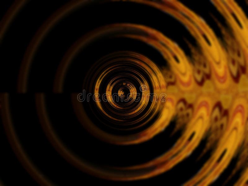 Circular Distorted Dark Background Stock Image - Image of abstract ...