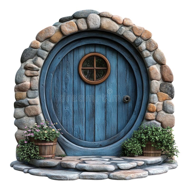 Circular Door Entrance Against Transparent Background Stock Photo ...