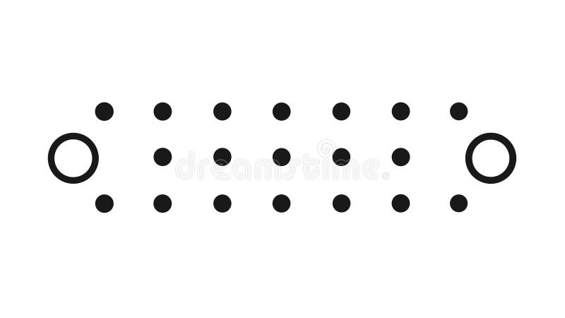 Circular Dot Pattern Abstract Design Element Icon, Texture, Detail ...