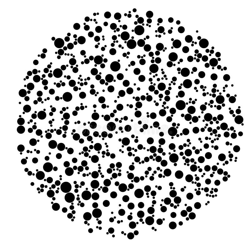 Circular Dotted Frame Background. Circle Dots. Design Element for ...
