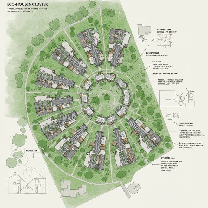 Circular Residential Architecture Stock Illustrations – 3,122 Circular ...