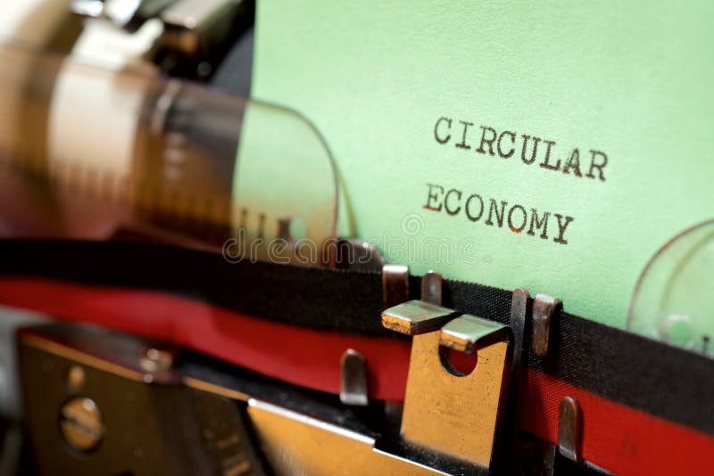 Circular economy phrase stock photo. Image of economy - 203785088