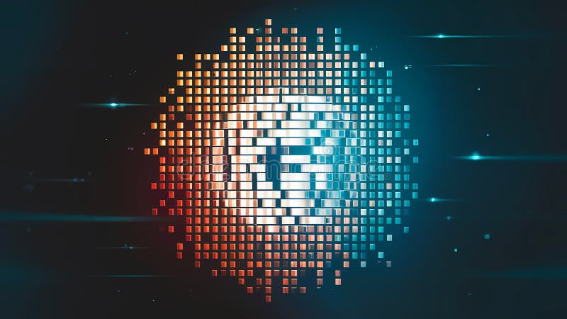 A Circular Emblem Featuring the Symbol of the Internet, Representing ...