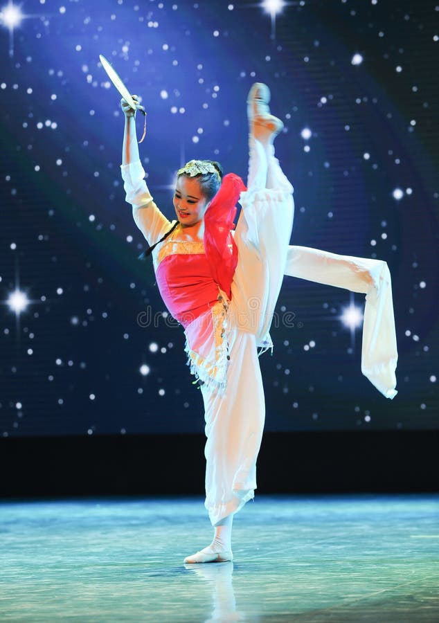 Circular Fan-classical Dancing Editorial Stock Image - Image of basic ...