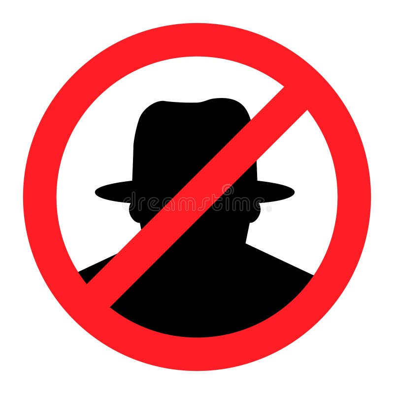 Circular, Flat Cyber Security Icon/sign. Hacking Sign Stock Vector ...