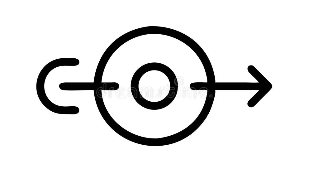 Circular Flow Diagram Icon, for Processes, Cycles, or Connection, Vector Design Generative AI ...