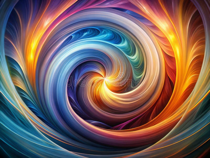 Circular Flow a Visual Symphony of Unity and Harmony in Abstract Design ...