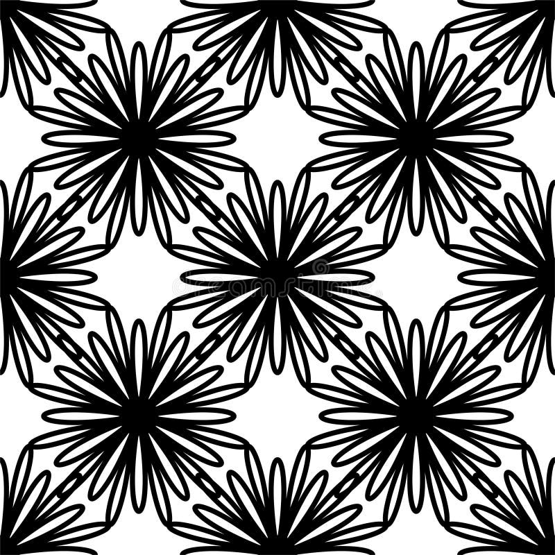 Circular Flower Decorative Patterns Stock Vector - Illustration of ...