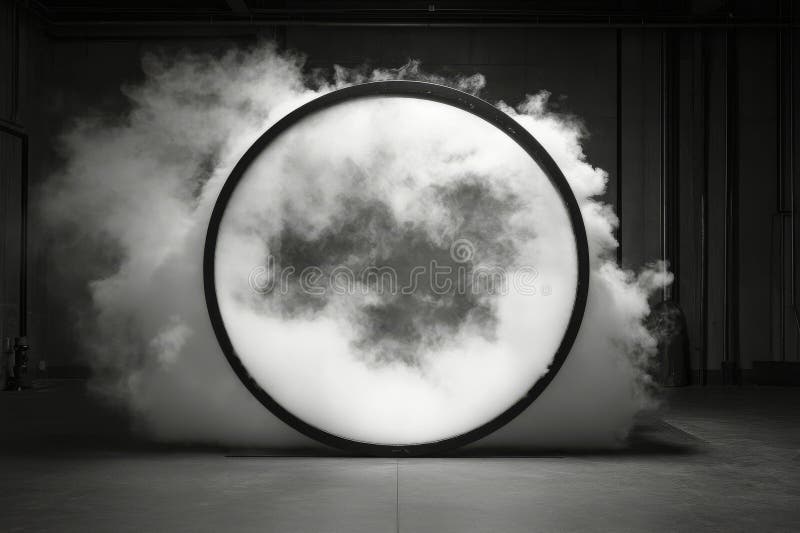 Circular Smoke Formation in an Art Installation during a Creative ...