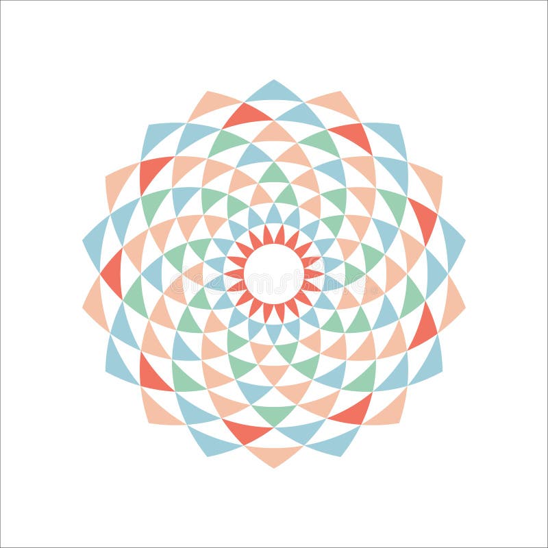 Circular Fractal Design Element Stock Vector - Illustration of ...